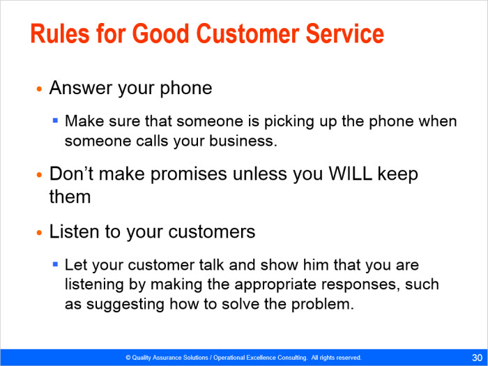 Customer Service Training Material PowerPoint Customer Service Training Material PowerPoint